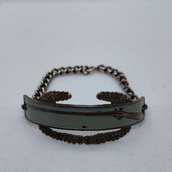 Jewelry | Vintage Silver Wwii Infantry Badge Bracelet | Poshmark